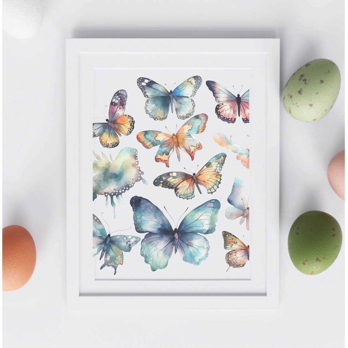 Watercolor Spring Clip Art Bundle Floral Clip Art Springtime - Etsy