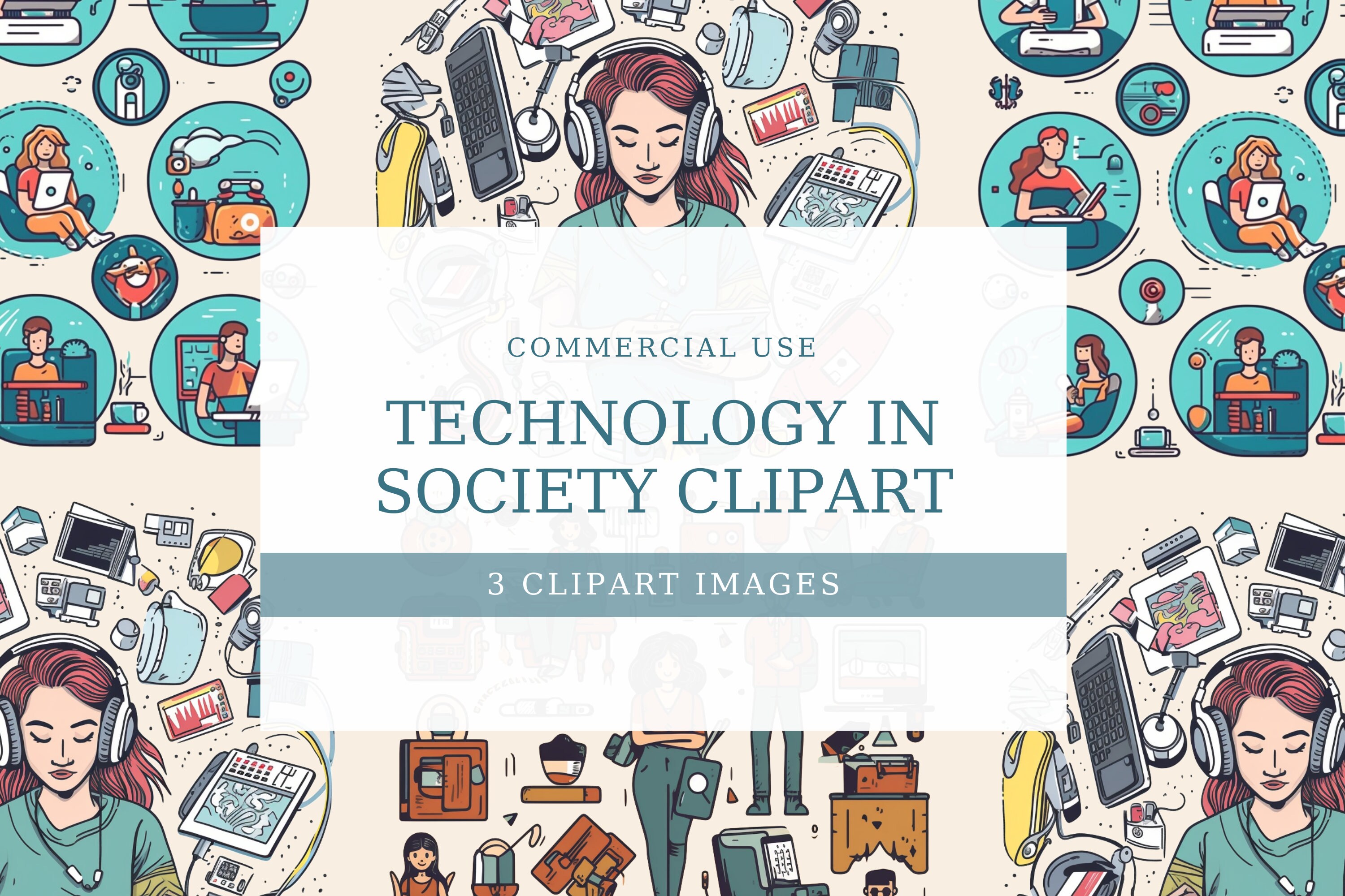 Technology in Society Png Sublimation Design, Digital Life, Information ...