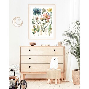 Watercolor Botanical Clipart, Flower Clipart, Wedding Clipart, Spring ...