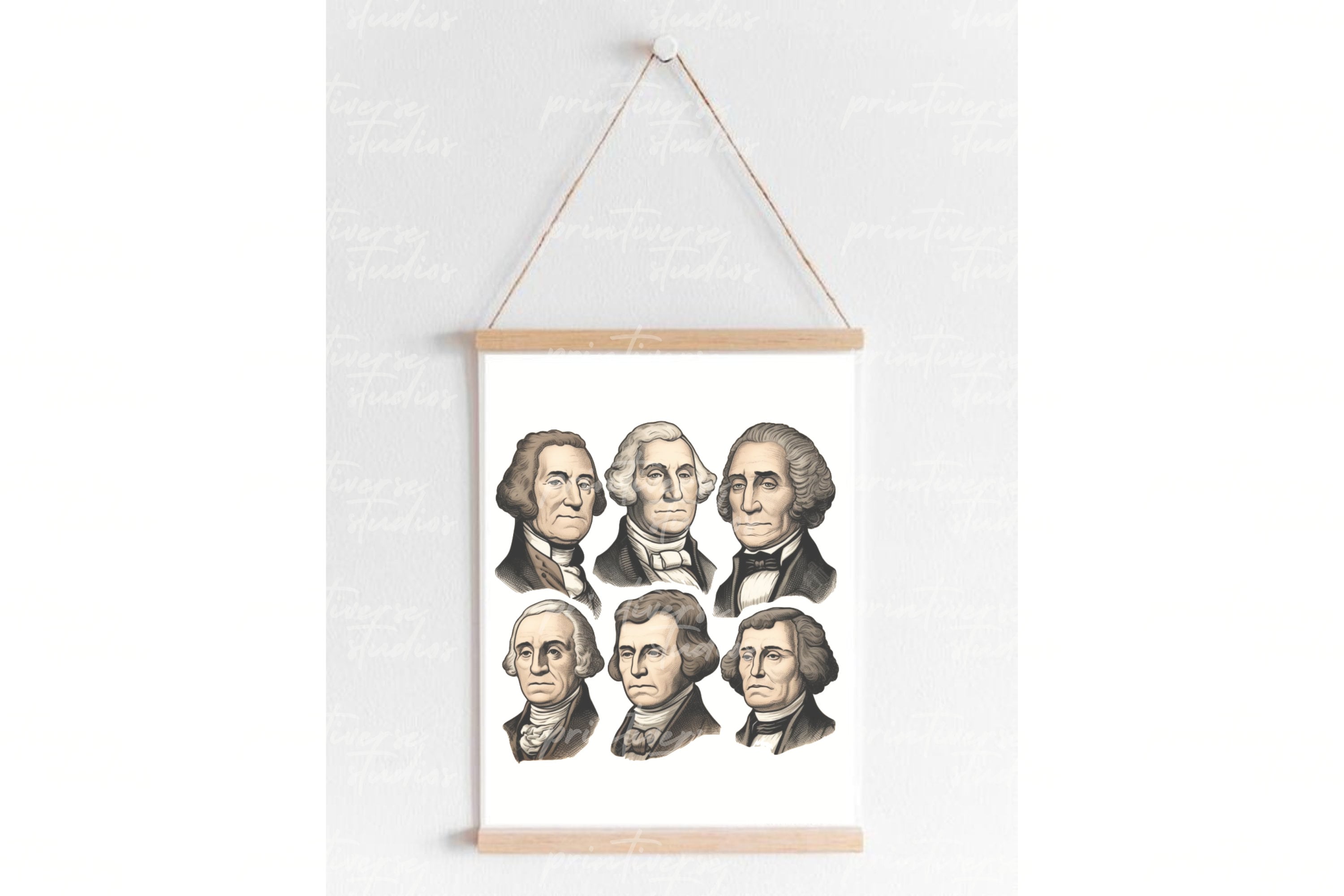 Presidential Portraits: A Collection of United States Leaders in Clip ...
