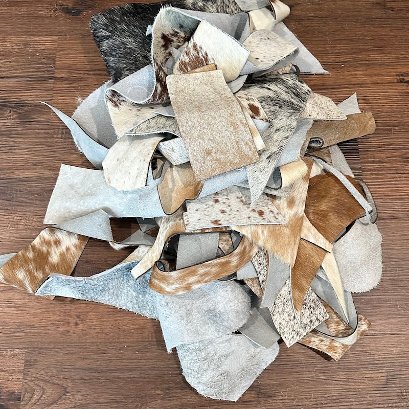 Fur on Cow Hide Leather - Etsy