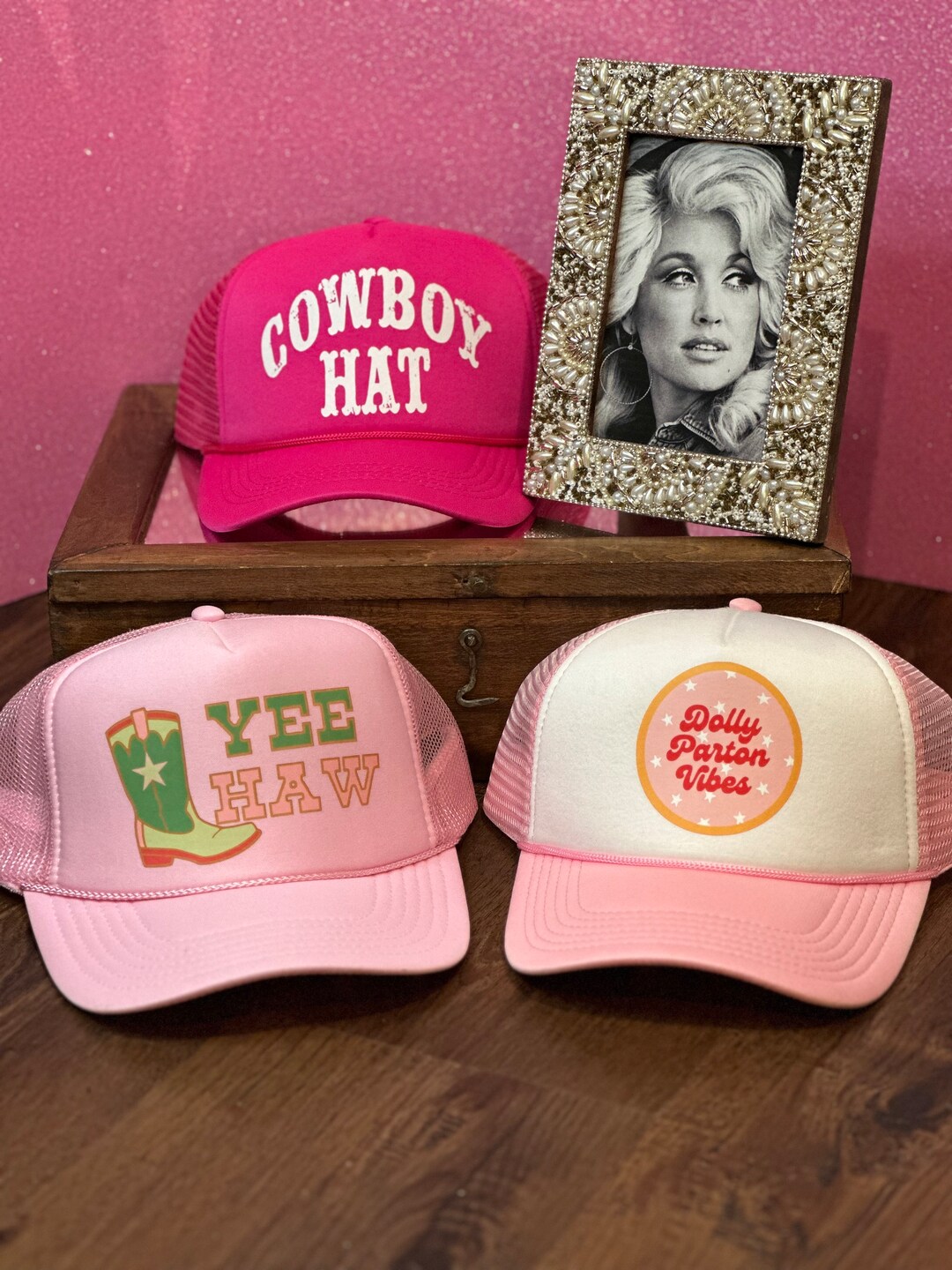 Pink Trucker Hats | Dolly Parton Trucker Hat | Cowgirl Trucker Snapback Hats | Women’s Trendy ...