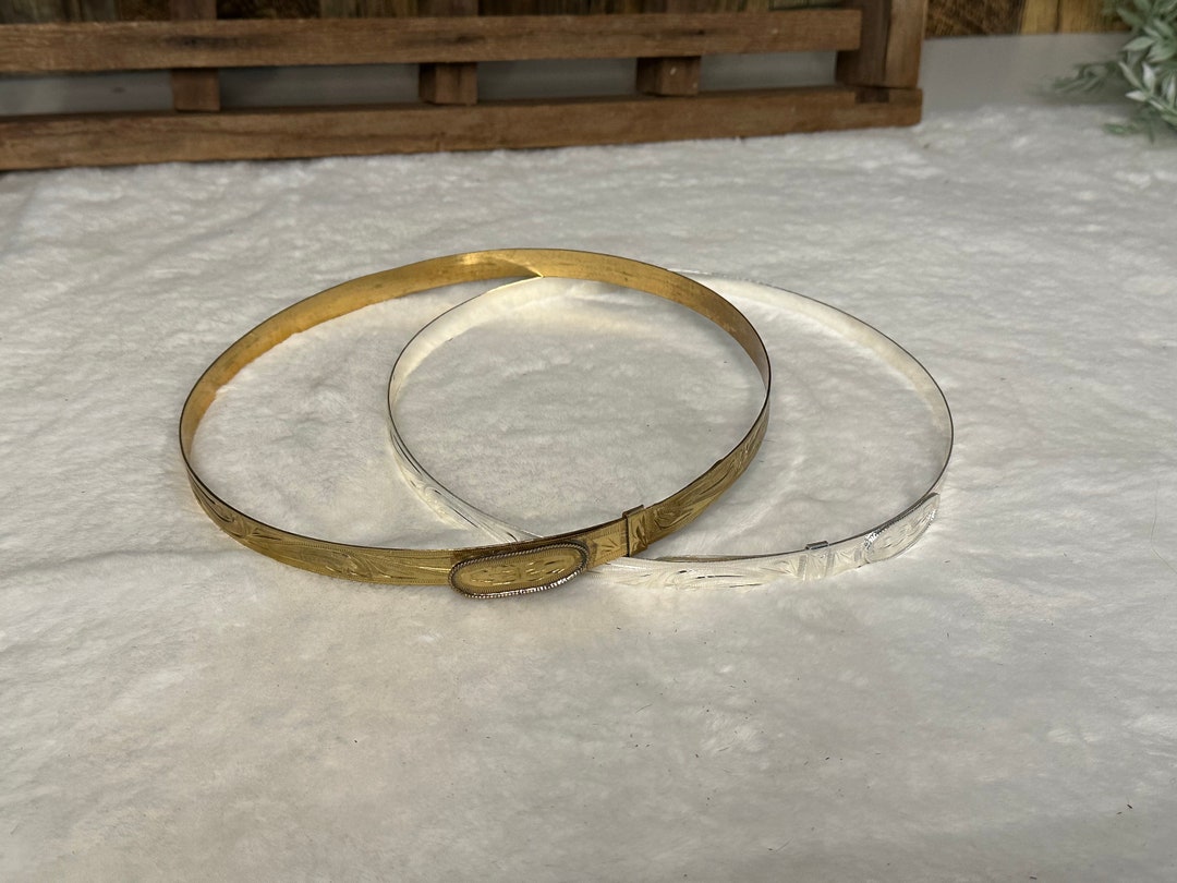 Gold Engraved Hat Band | Silver Engraved Hat Band | Cowgirl Hat Band ...