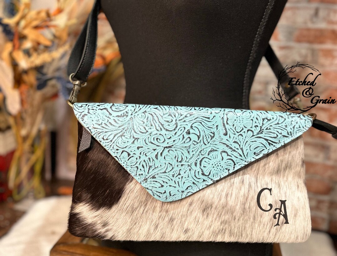 Branded Shoulder Bag | Cowhide Crossbody | Multiple Options | Genuine ...