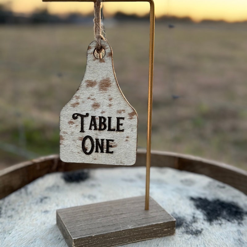Western Table Number - Etsy