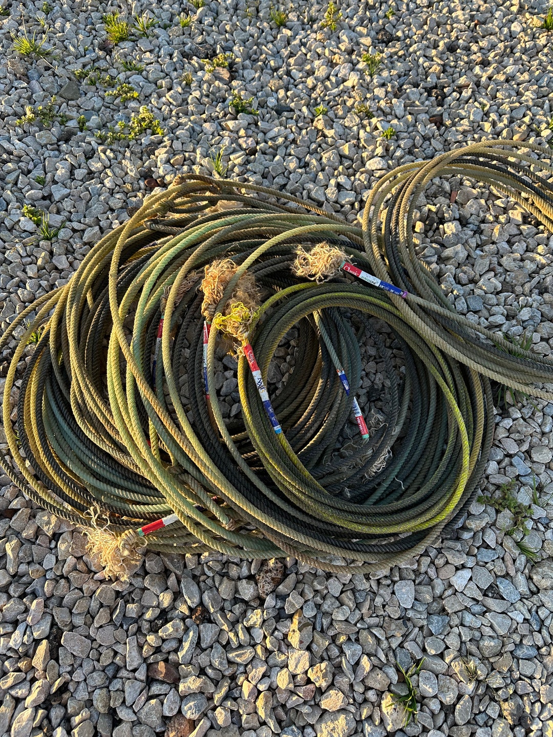 Used Lariat Ropes for Home Decor or Crafting | Western Farmhouse Decor ...