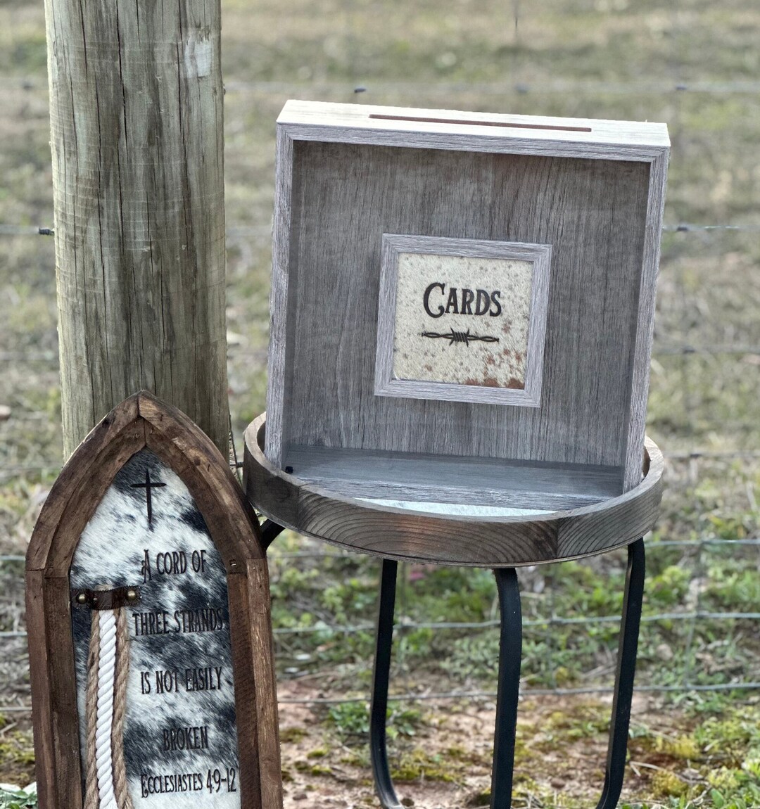 Wedding Card Box Custom Western Wedding Card Box Western Wedding ...