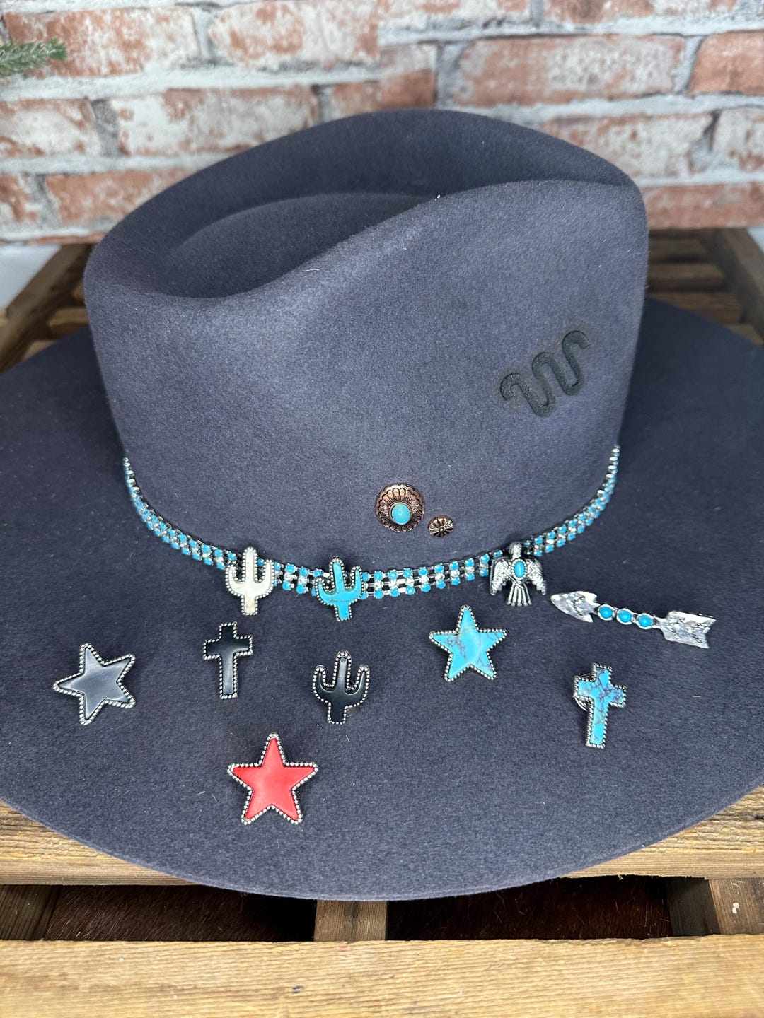 Western Hat Pin | Cowboy Hat Pin | Cowboy Hat Accessories | Cowgirl Hat ...