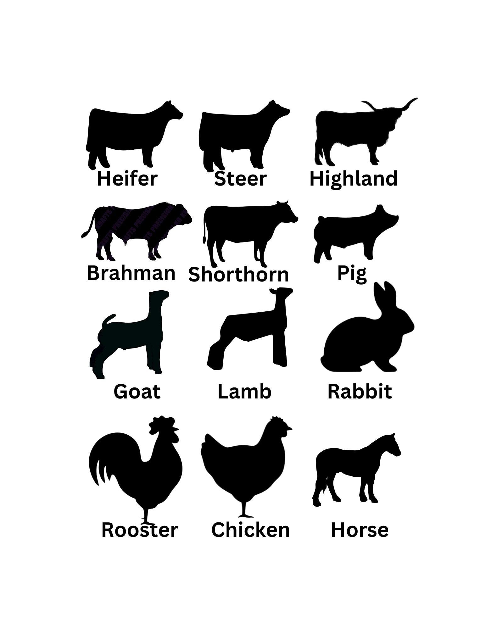 Stall Sign | Custom Livestock Sign| Show Animal Stall Sign | 4H Stall ...