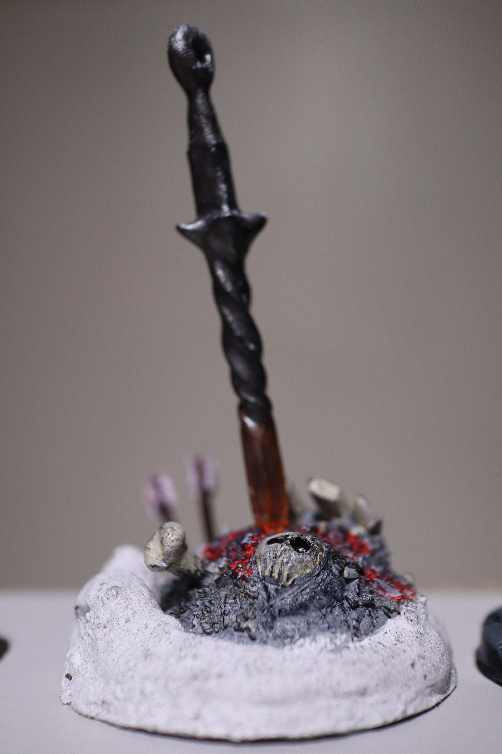 Bonfire Handmade Hand Painted Dark Souls Coiled Sword - Etsy