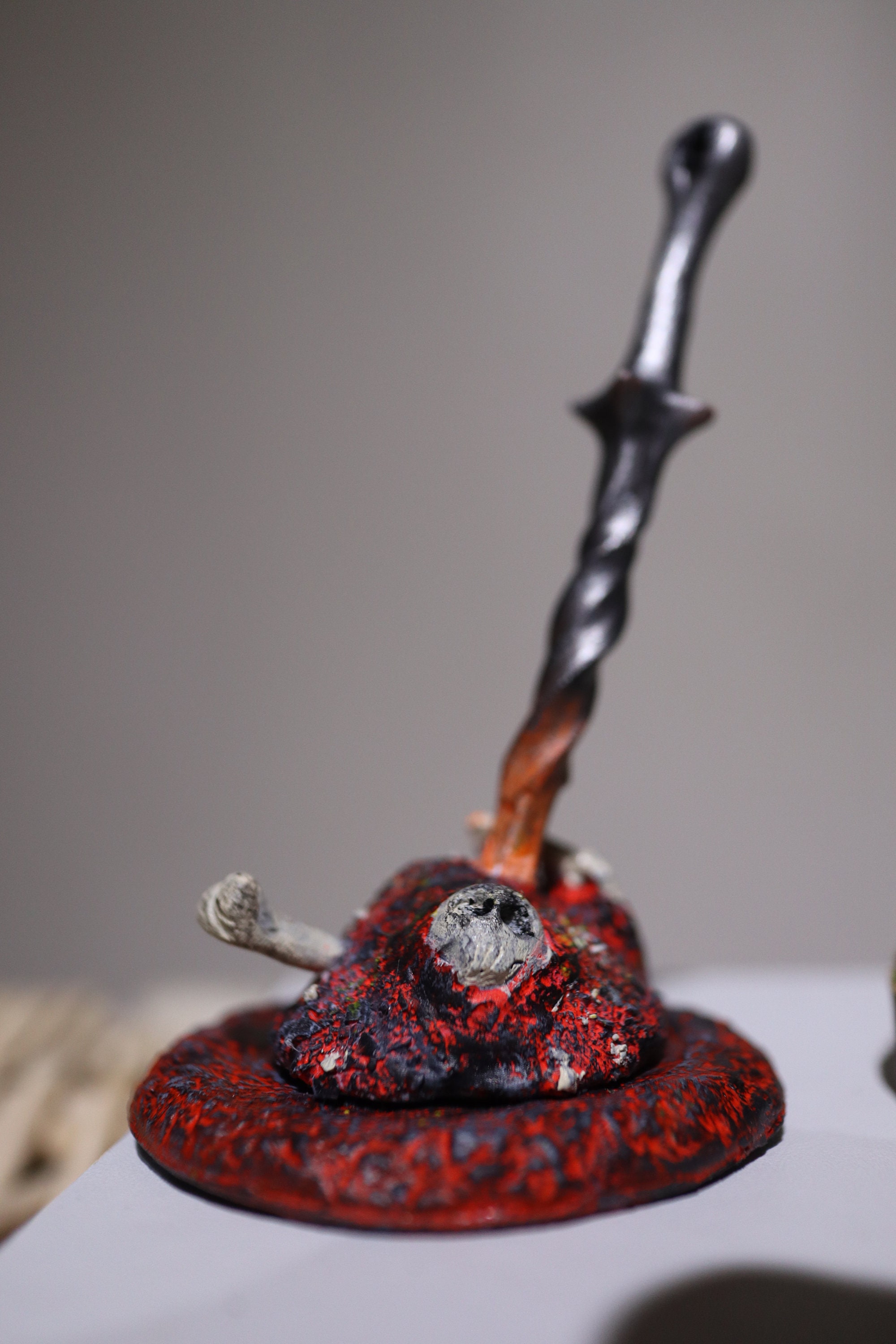 Bonfire Handmade Hand Painted Dark Souls Coiled Sword - Etsy