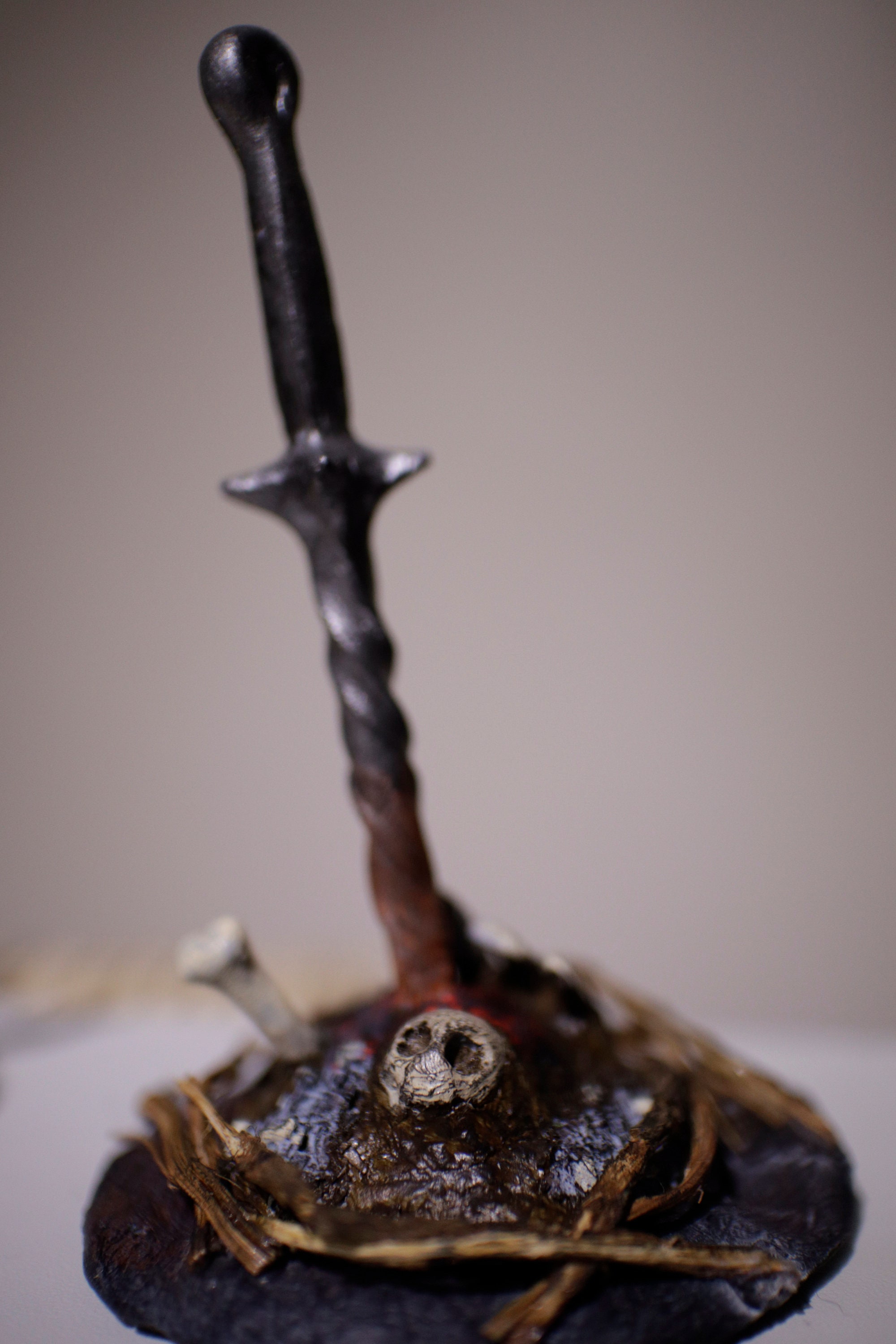 Bonfire Handmade Hand Painted Dark Souls Coiled Sword - Etsy