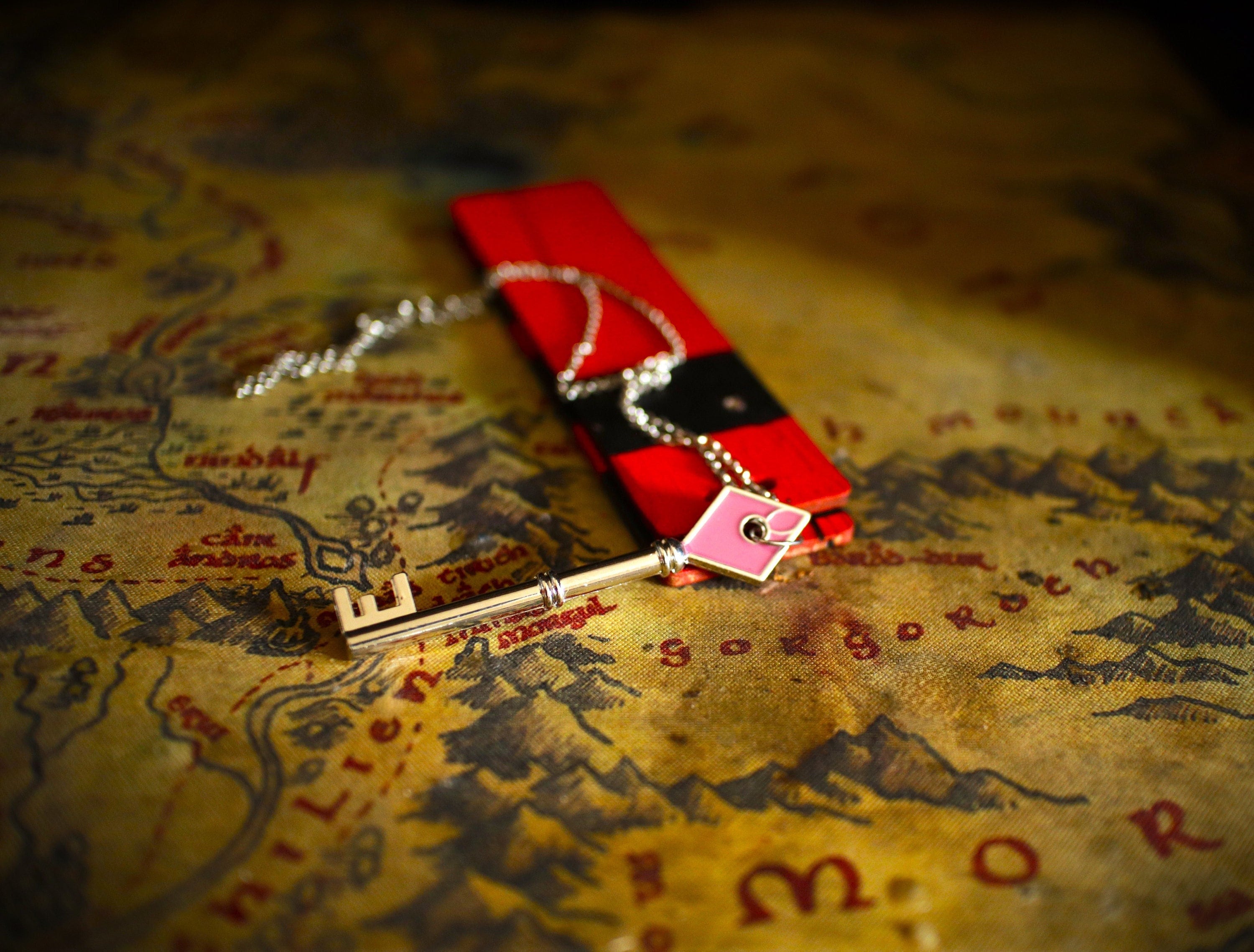 The Pink Diamond Key - Resident Evil 2 Inspired Necklace Pendant. - Etsy