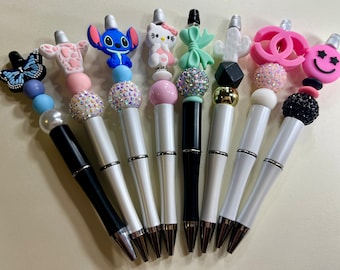 Beaded Pens With Charms/ Cute Pens/ Great Gift - Etsy
