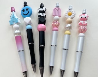 Beaded Pens With Charms/ Cute Pens/ Great Gift - Etsy