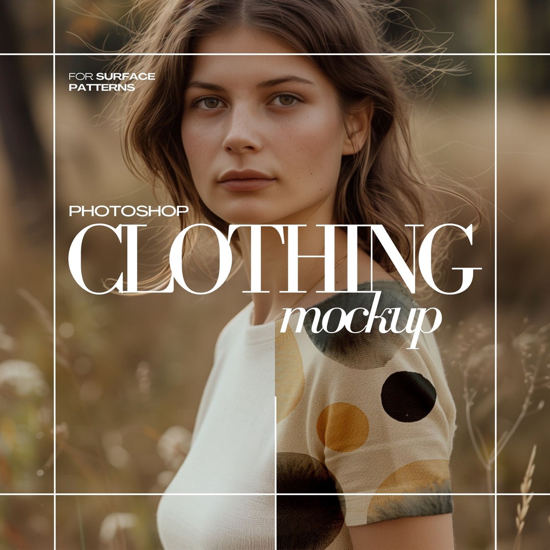 PSD Tshirt Mockup for Fashion Clothing Mockups Surface Pattern ...