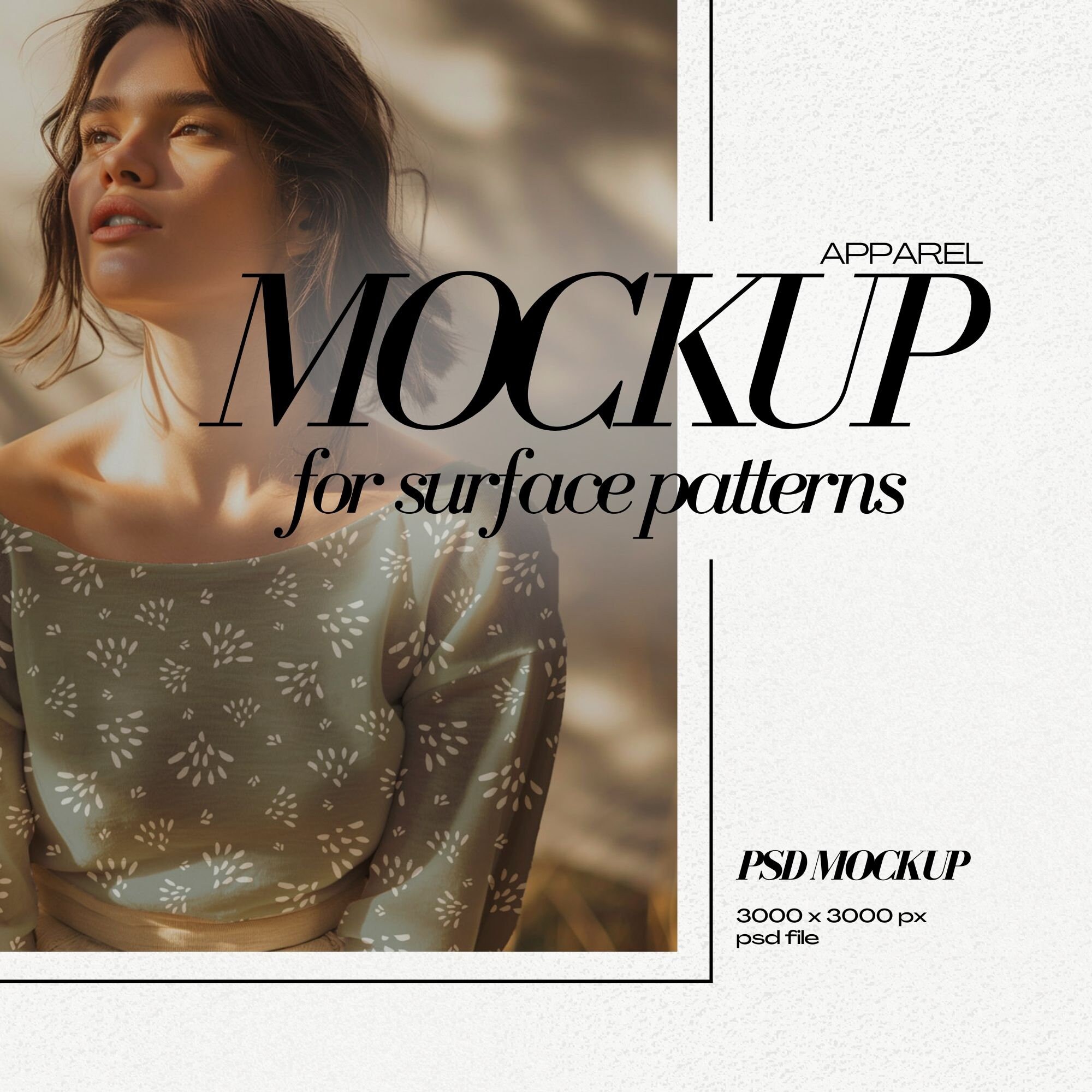 PSD Clothing Mockup for Surface Pattern Fashion Mockups Latina Woman ...