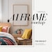 Colorful Frame Mockup Bundle Bright Modern Interior Decor Colourful ...
