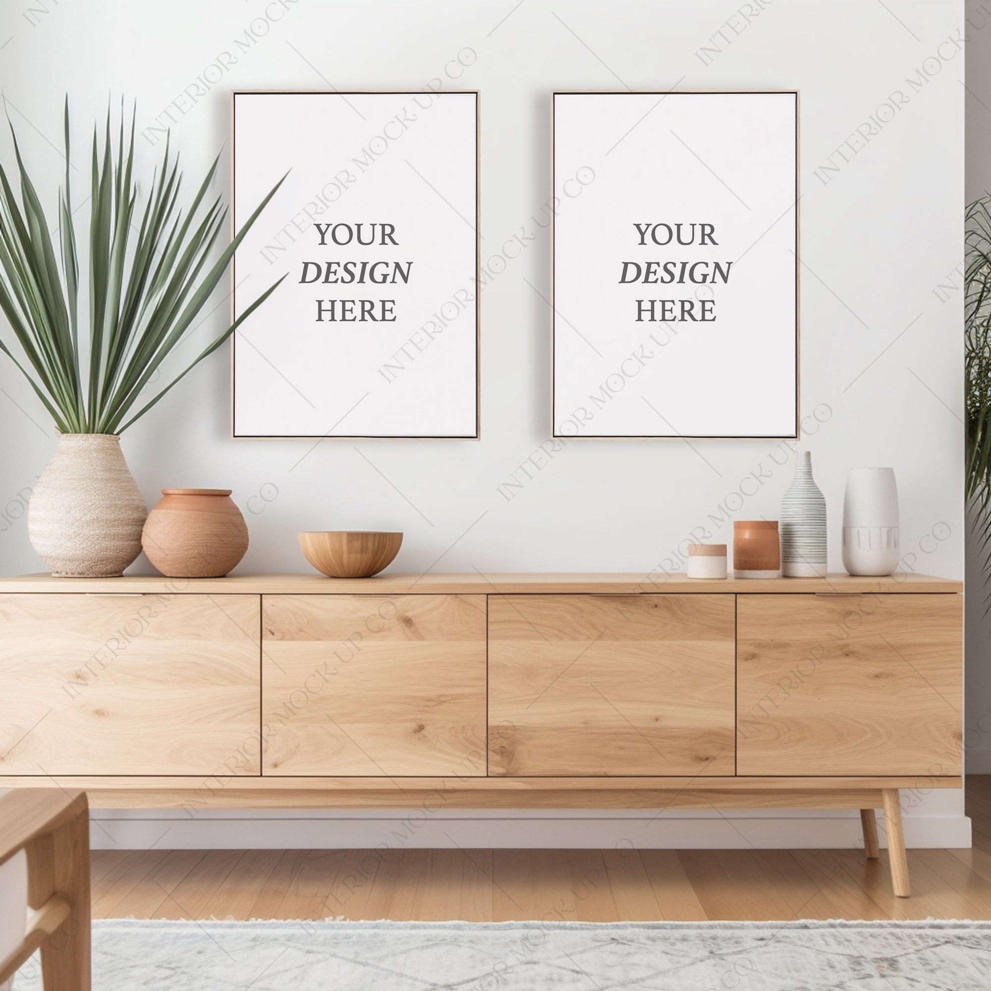 Coastal Frame Mockup PSD Bundle Home Interior Decor Blank Wall Art Mock ...