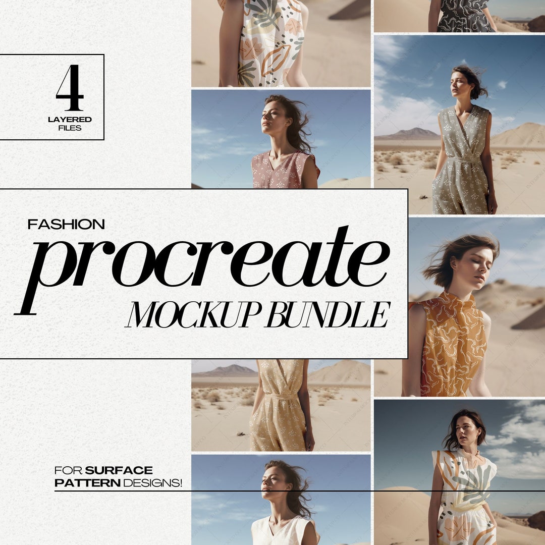 Procreate Fashion Mockups PSD Clothing Mockup Campaign Realistic ...