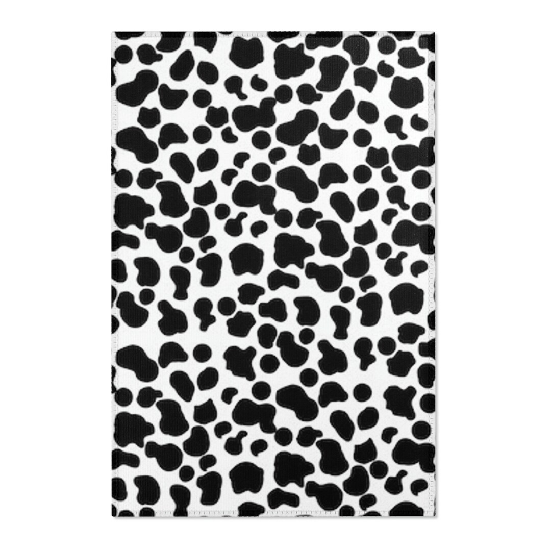 Cow Print Area Rugs - Etsy
