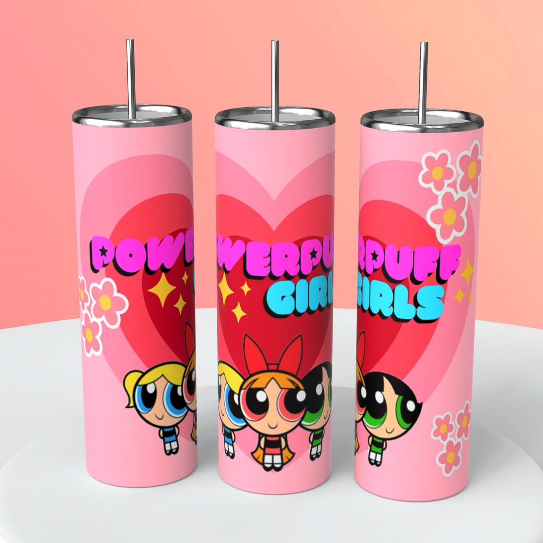 Powerpuff Girl Tumbler Wrap 20oz Skinny Tumbler Digital Download - Etsy