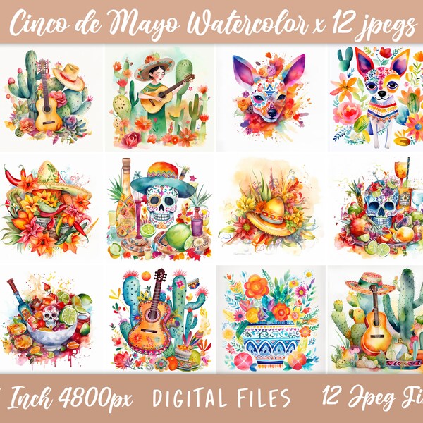 Cinco De Mayo Clipart - Etsy