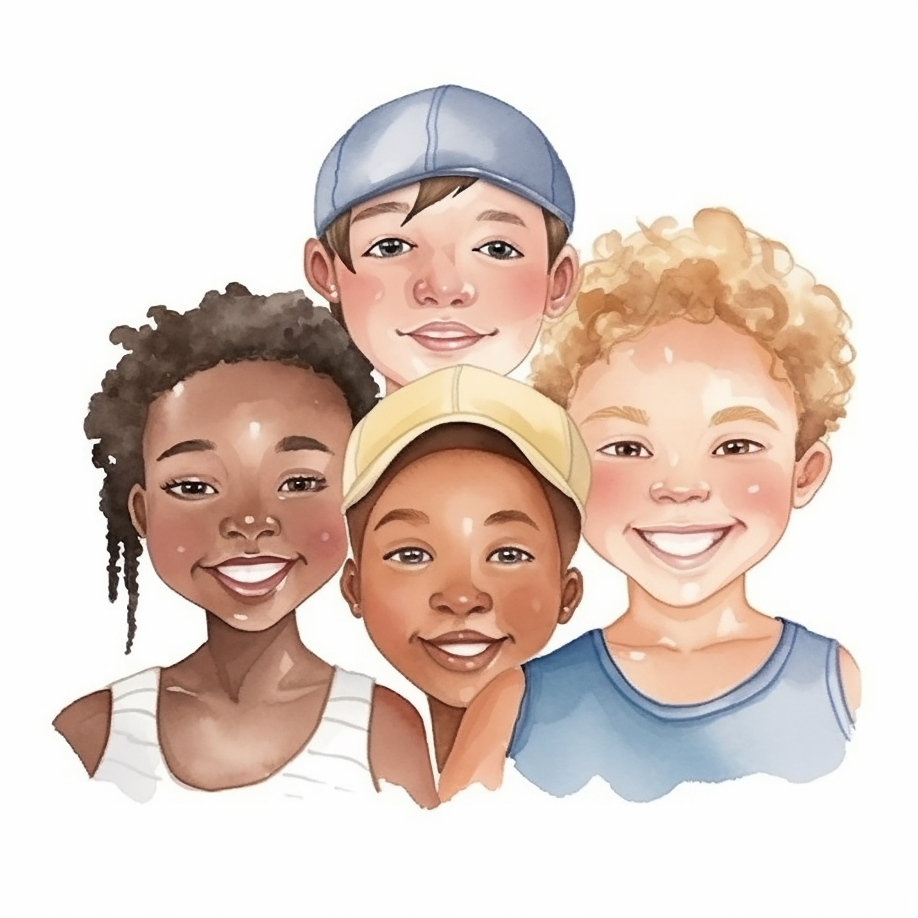 Best Friends Clipart, Best Friends Clip Art, Commercial Use, Digital ...