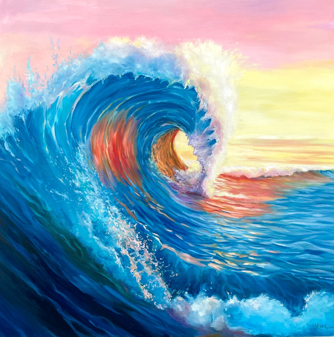 Glory, Oil Painting, Ocean, Seascape Art, Original Painting, Ocean Art ...