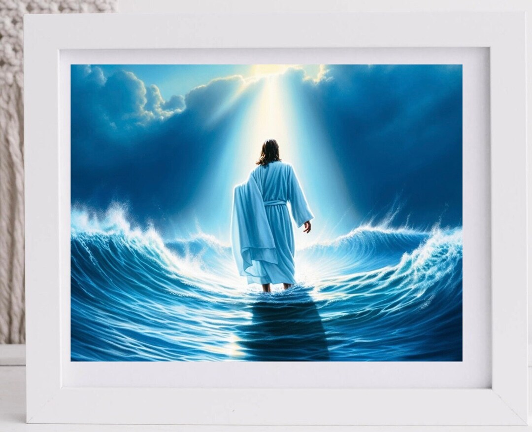 Jesus Walking on Water | Divine Prints | Heavenly Art Prints | Son of ...