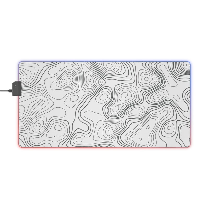 White Topo Mousepad - Etsy
