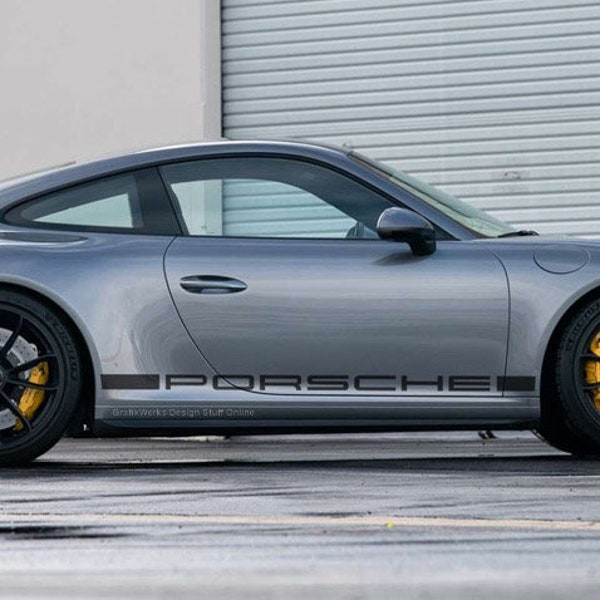 Porsche Side Decals - Etsy