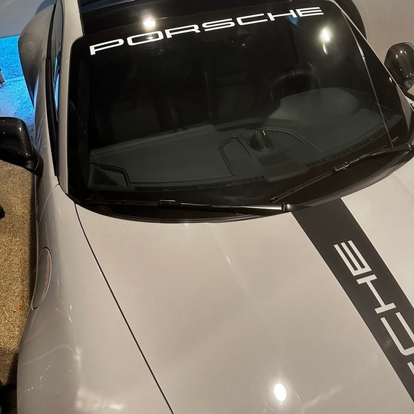 Porsche Spoiler Decal - Etsy