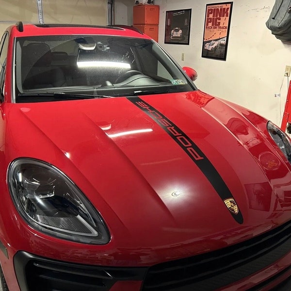 Porsche Hood Decal - Etsy