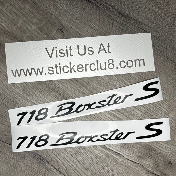 Porsche Boxster Decal - Etsy
