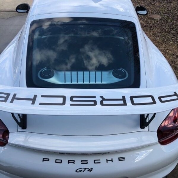 Porsche Spoiler Decal - Etsy
