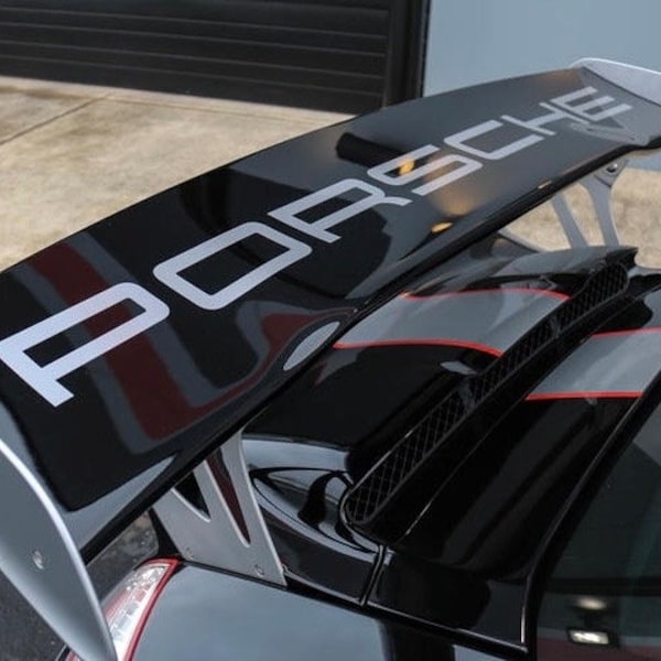 Porsche Spoiler Decal - Etsy