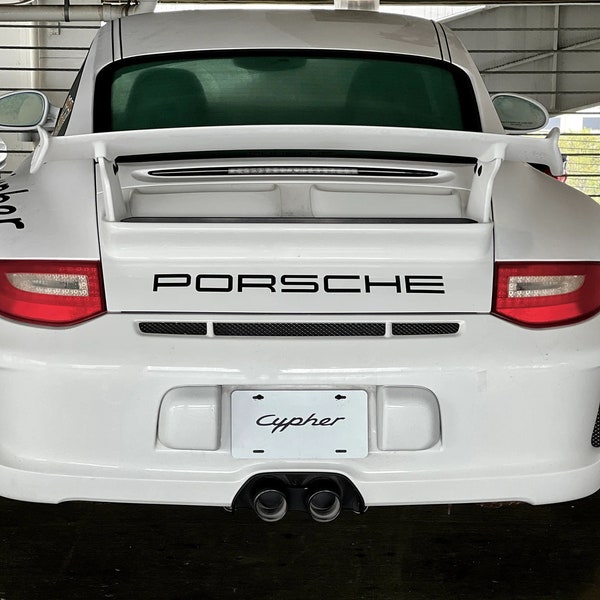Porsche Spoiler Decal - Etsy