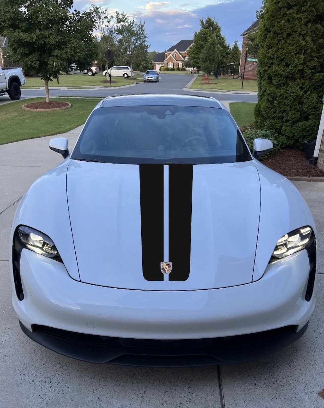 Porsche Taycan 2019-2024 Dual Rally Hood Stripe Decal S 4S - Etsy