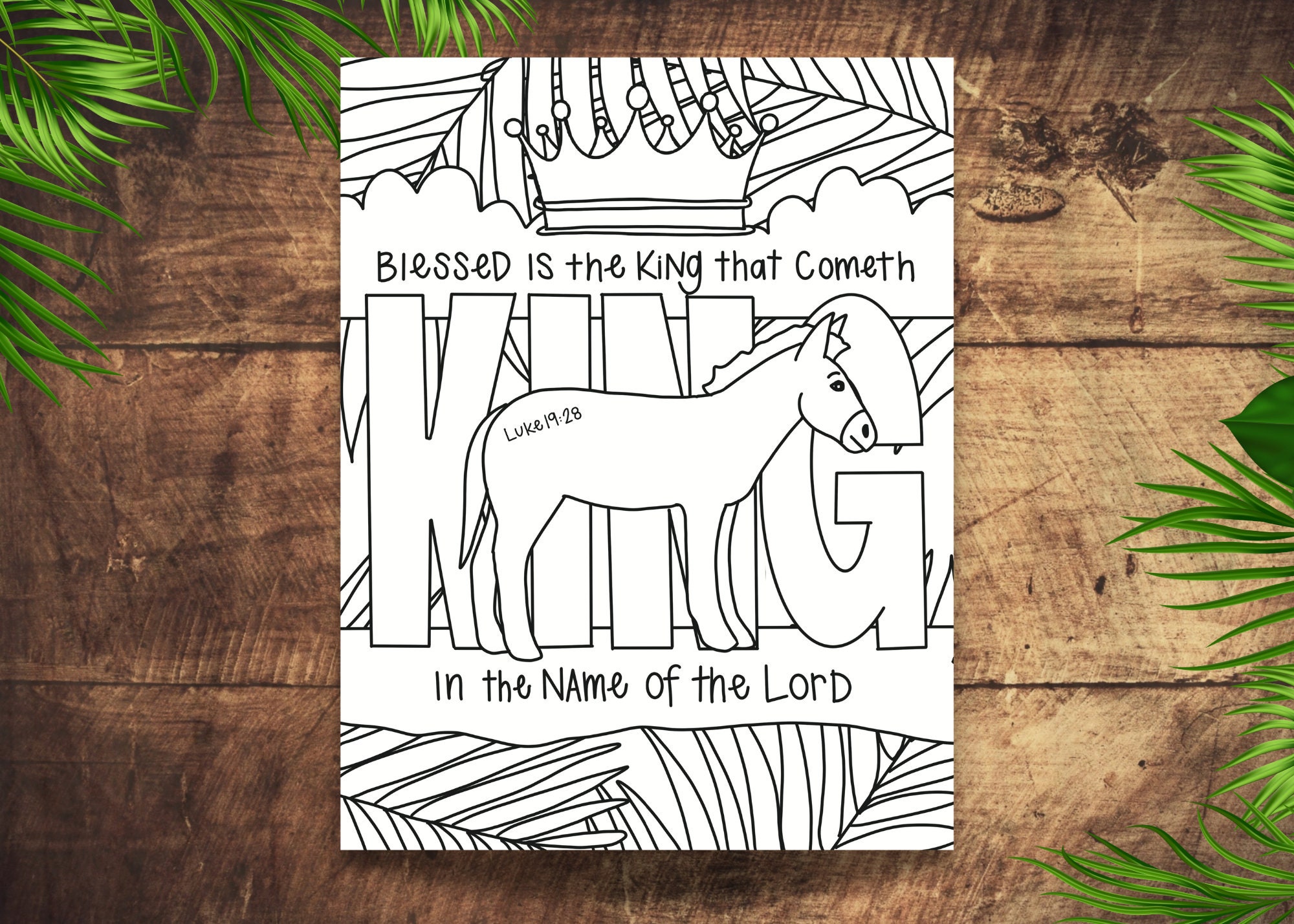 8 Easter Coloring Pages for Kids With Bible Verses - Etsy