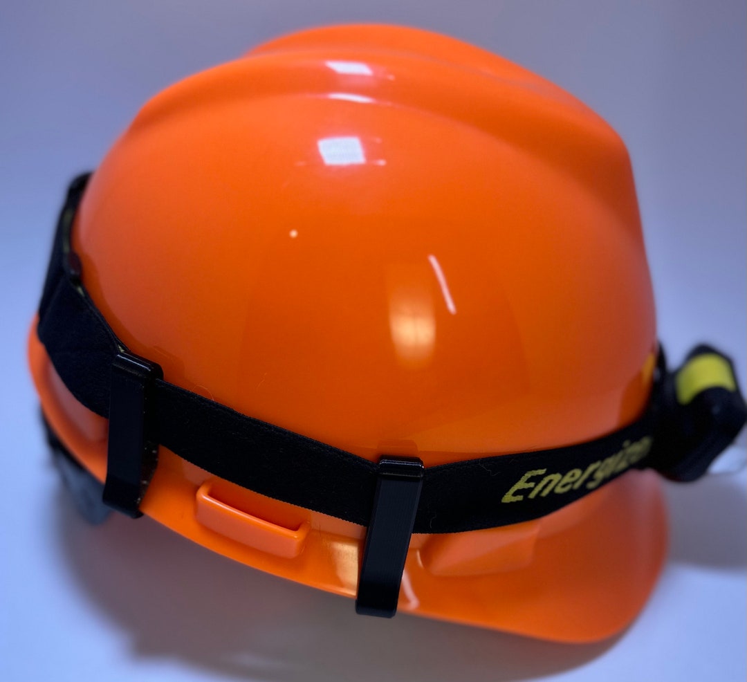 Unbreakable MSA Cap Style Hard Hat Clip, Headlamp Clips, Hard Hat Light ...
