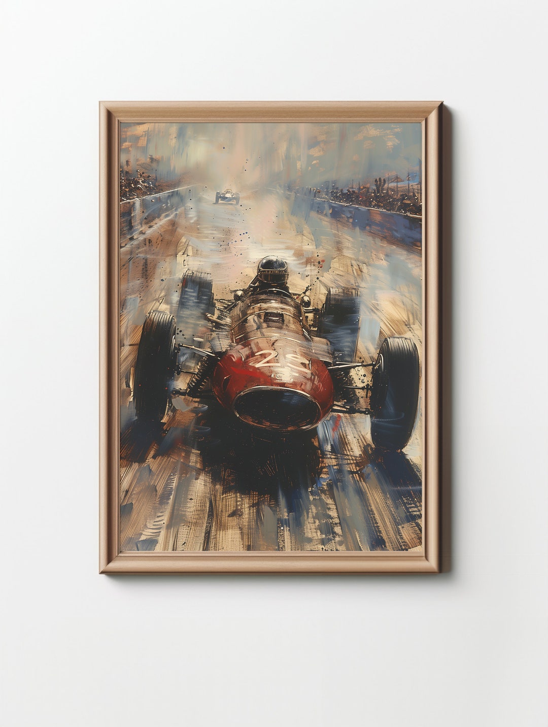 Grand Prix Glory: Classic F1 Racing Car Canvas Digital Print AI0036 - Etsy