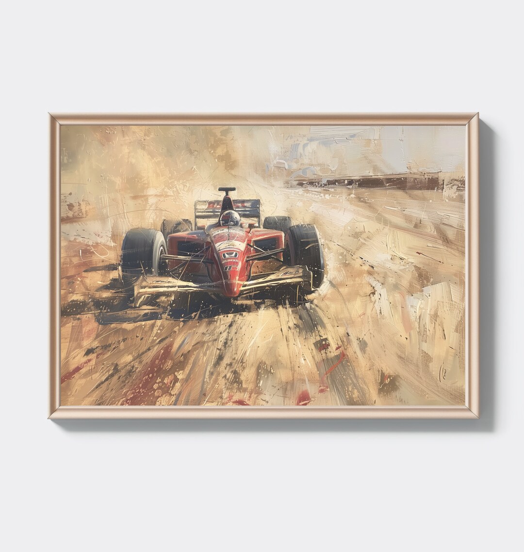 F1 Race Car Abstract Art Print: Grand Prix Speed (digital Download) A44 ...