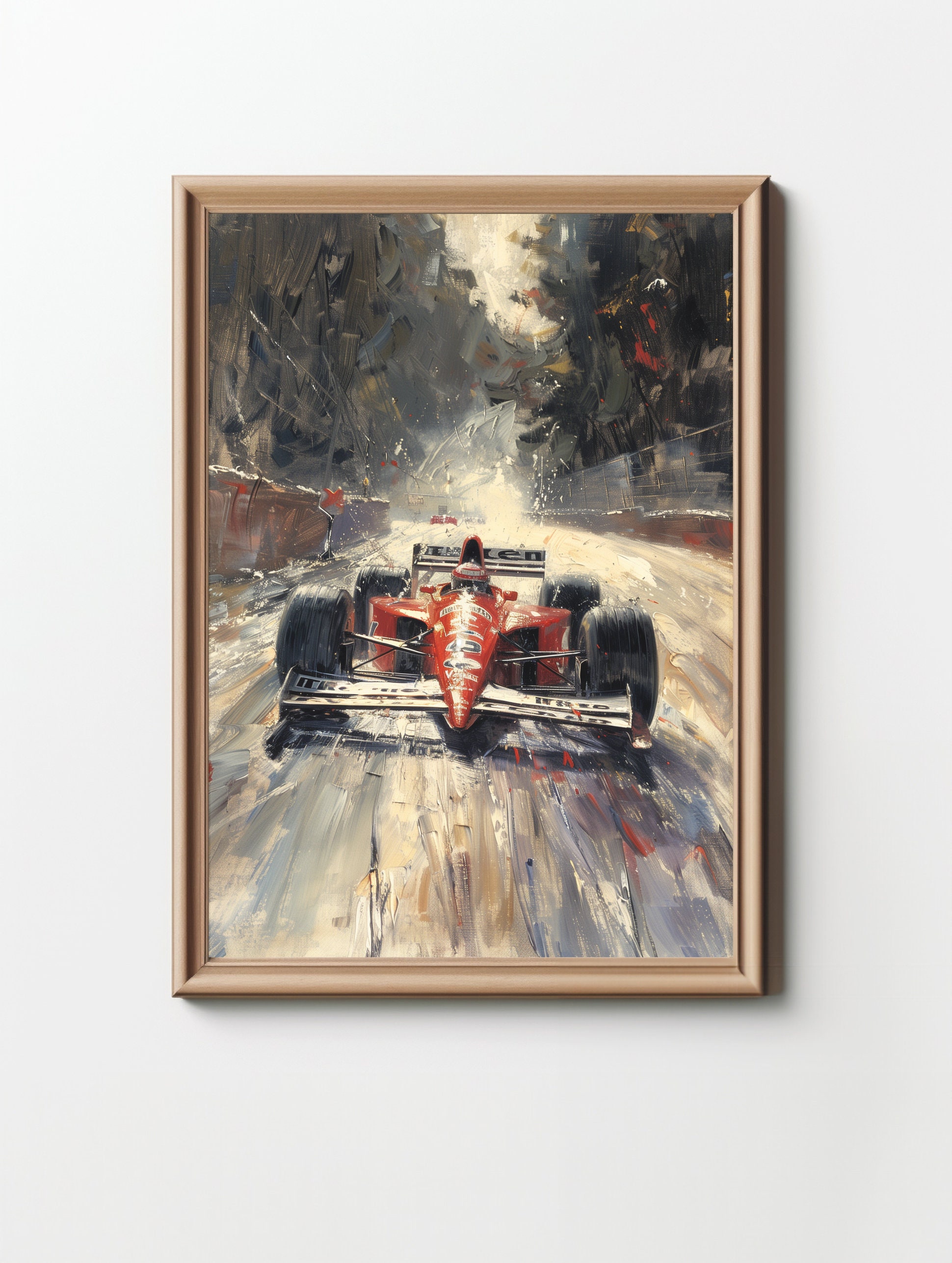 Classic Formula 1 Racing Art Print: Historic F1 Racing Print for ...