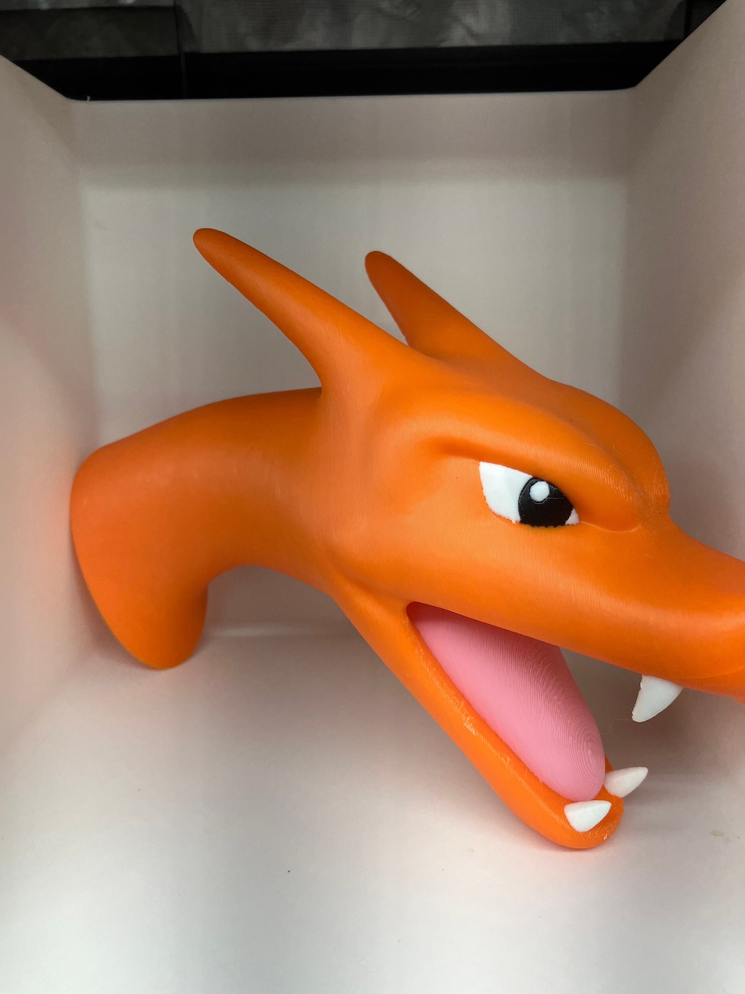 3D Printed Charizard Head Bust, Pokémon Fan Art Sculpture, Handmade ...