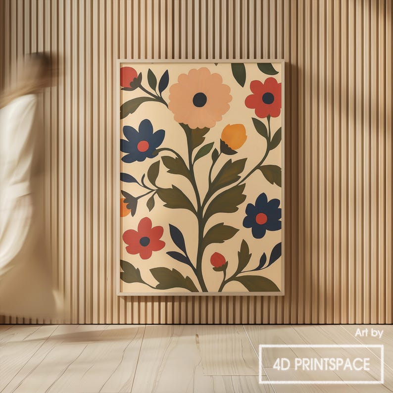 Hand-painted Rosemaling Art Print | Traditional Scandinavian Folk ...