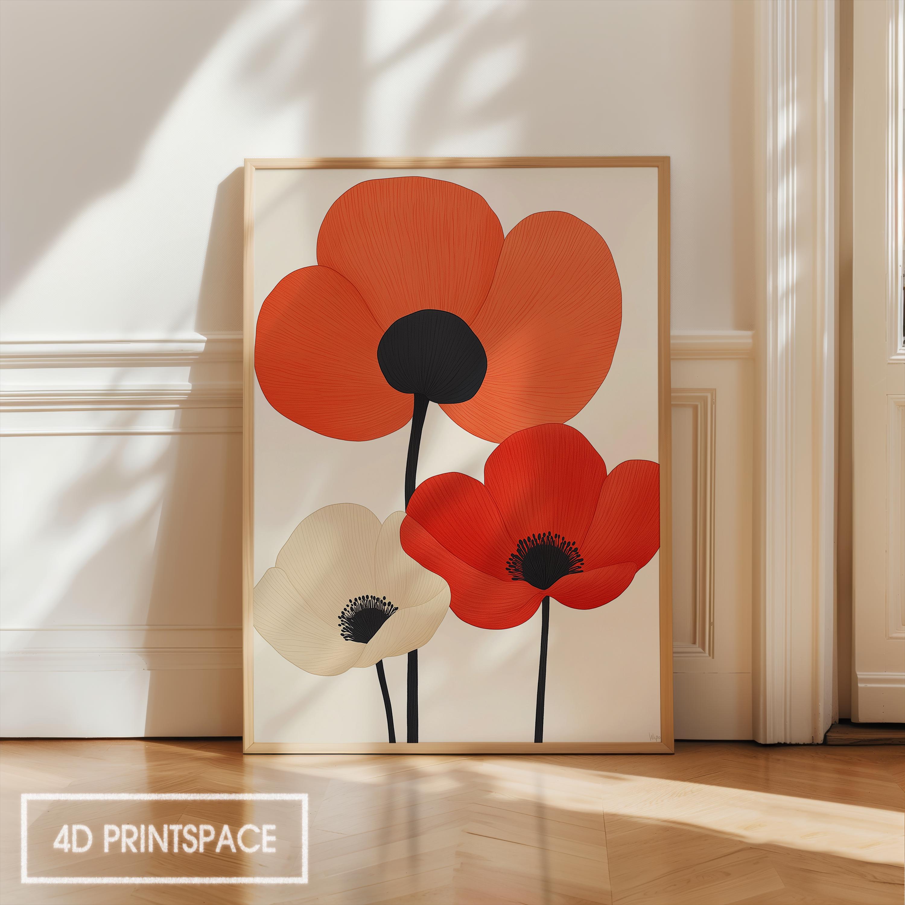 Japandi Printable Wall Art | Minimalist Zen Brushstroke & Botanical Ink ...