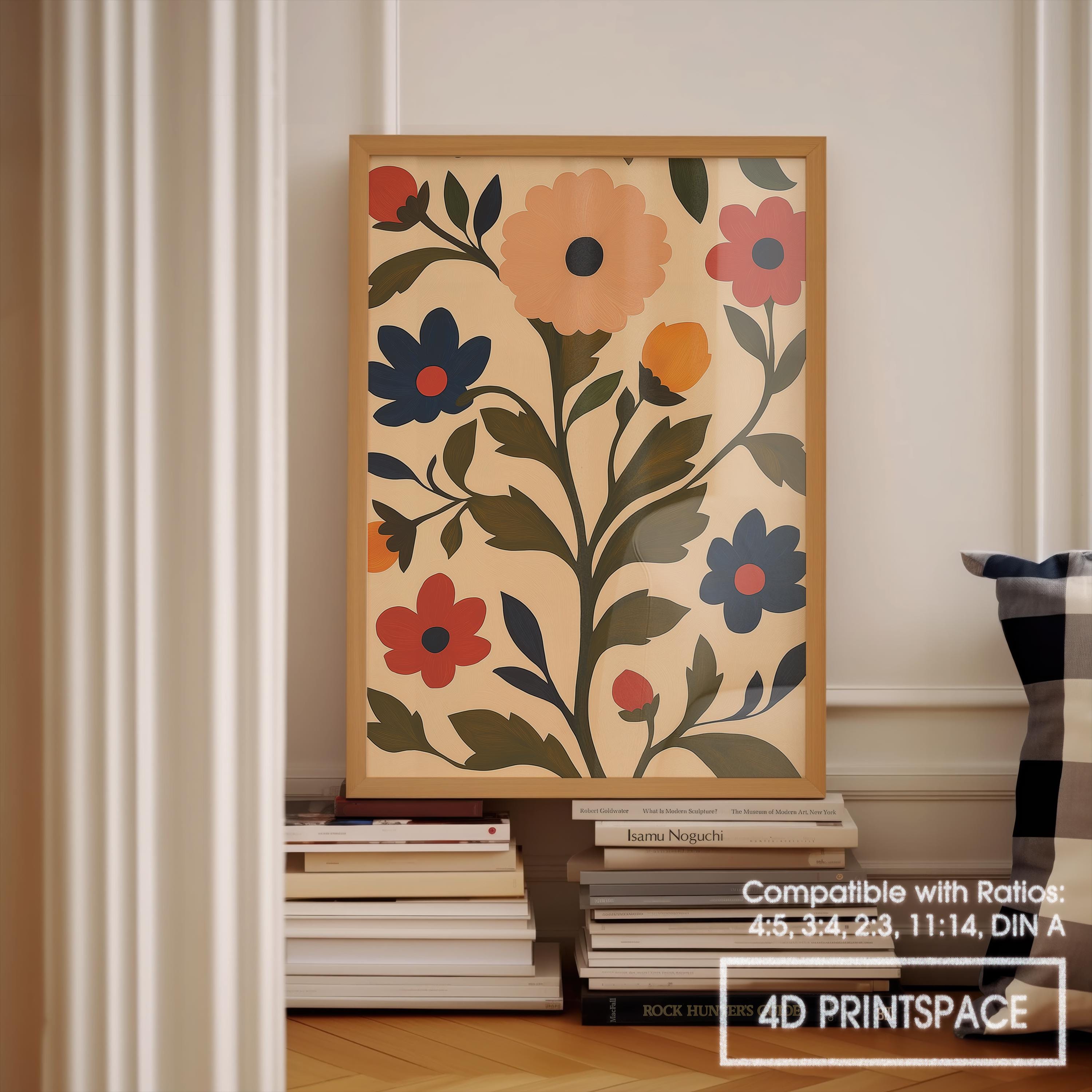 Hand-painted Rosemaling Art Print | Traditional Scandinavian Folk ...