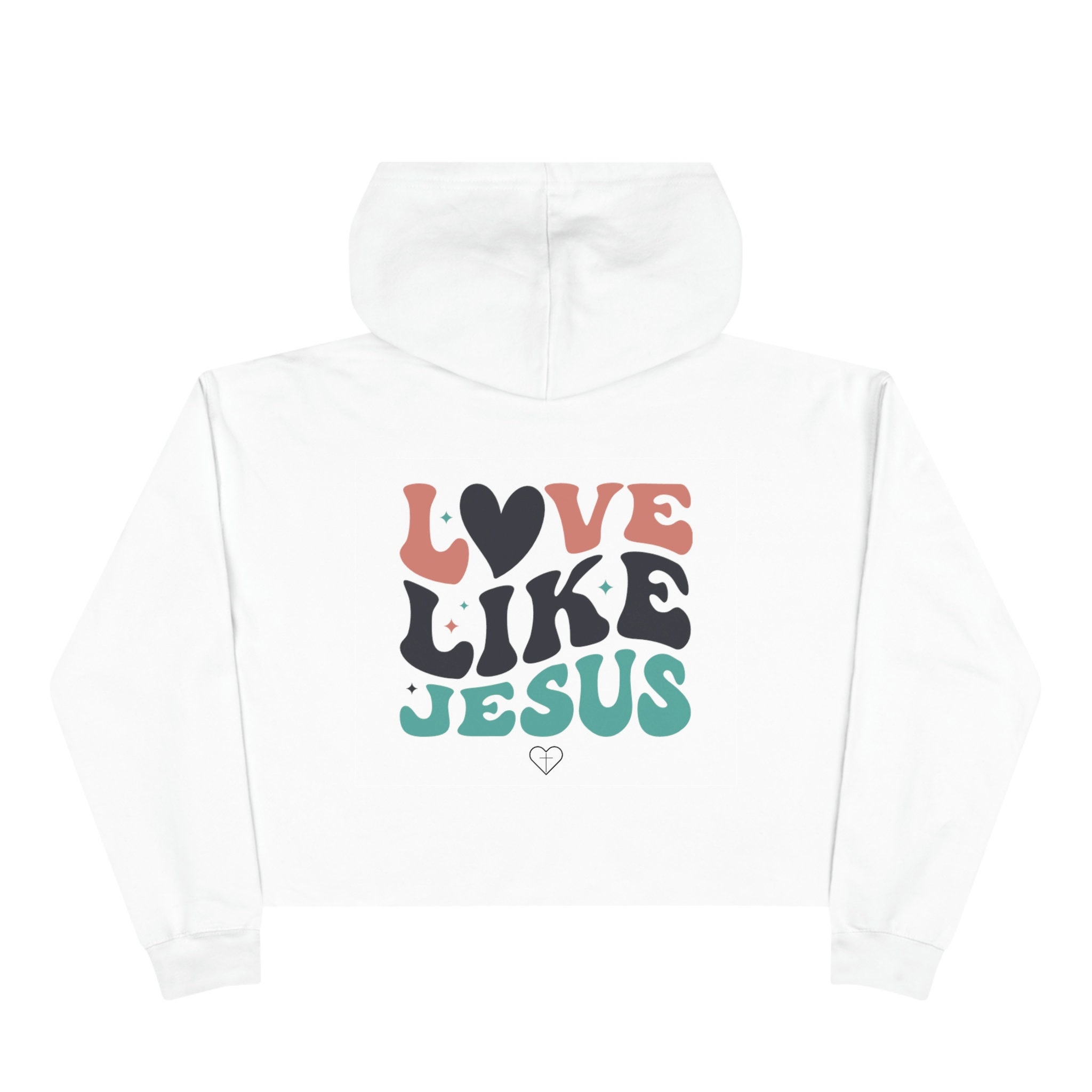 Womens Love Like Jesus Crop Hoodie - Etsy