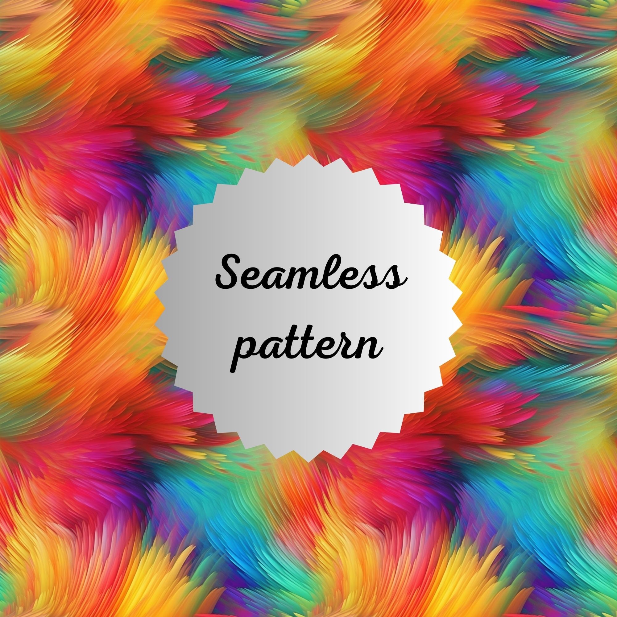 Rainbow Digital Paper - Rainbow Digital Art - Seamless Rainbow ...